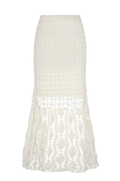 Saraya Skirt- Ivory – Michelle Farmer