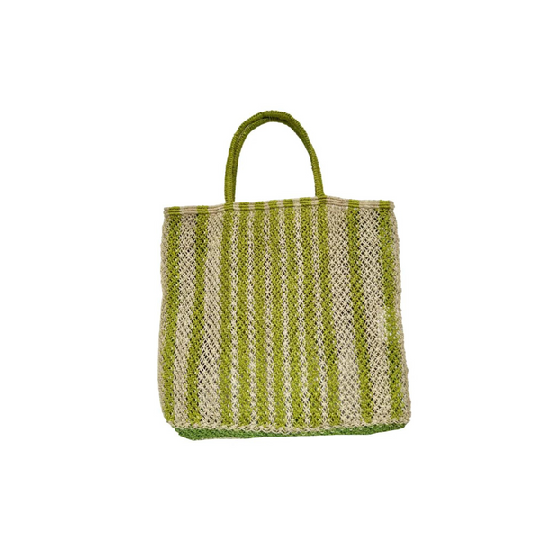 Bert Bag - Lime/Natural/Fern – Michelle Farmer